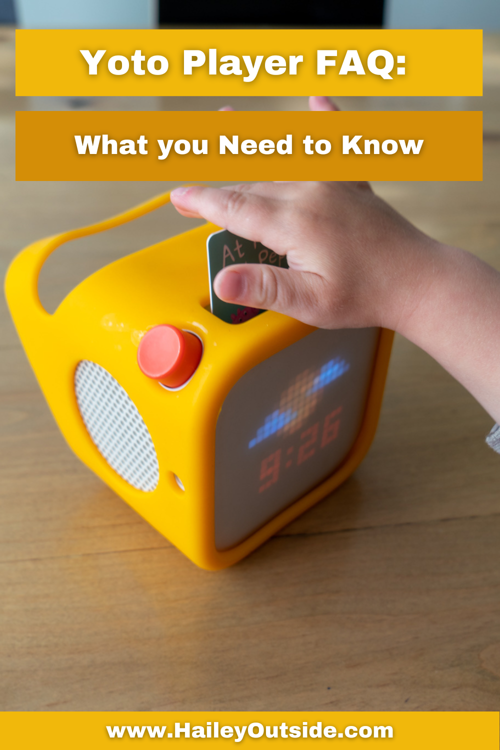 Yoto Player FAQ: What you Need to Know - Hailey Outside